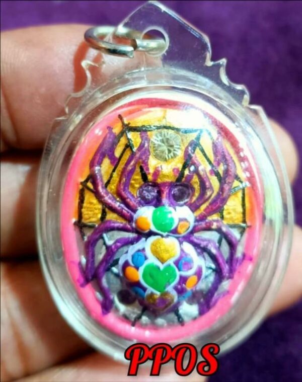 Kruba Krissana Wealth Fetching Spider Amulet - Phra Pirab Occult Specialist